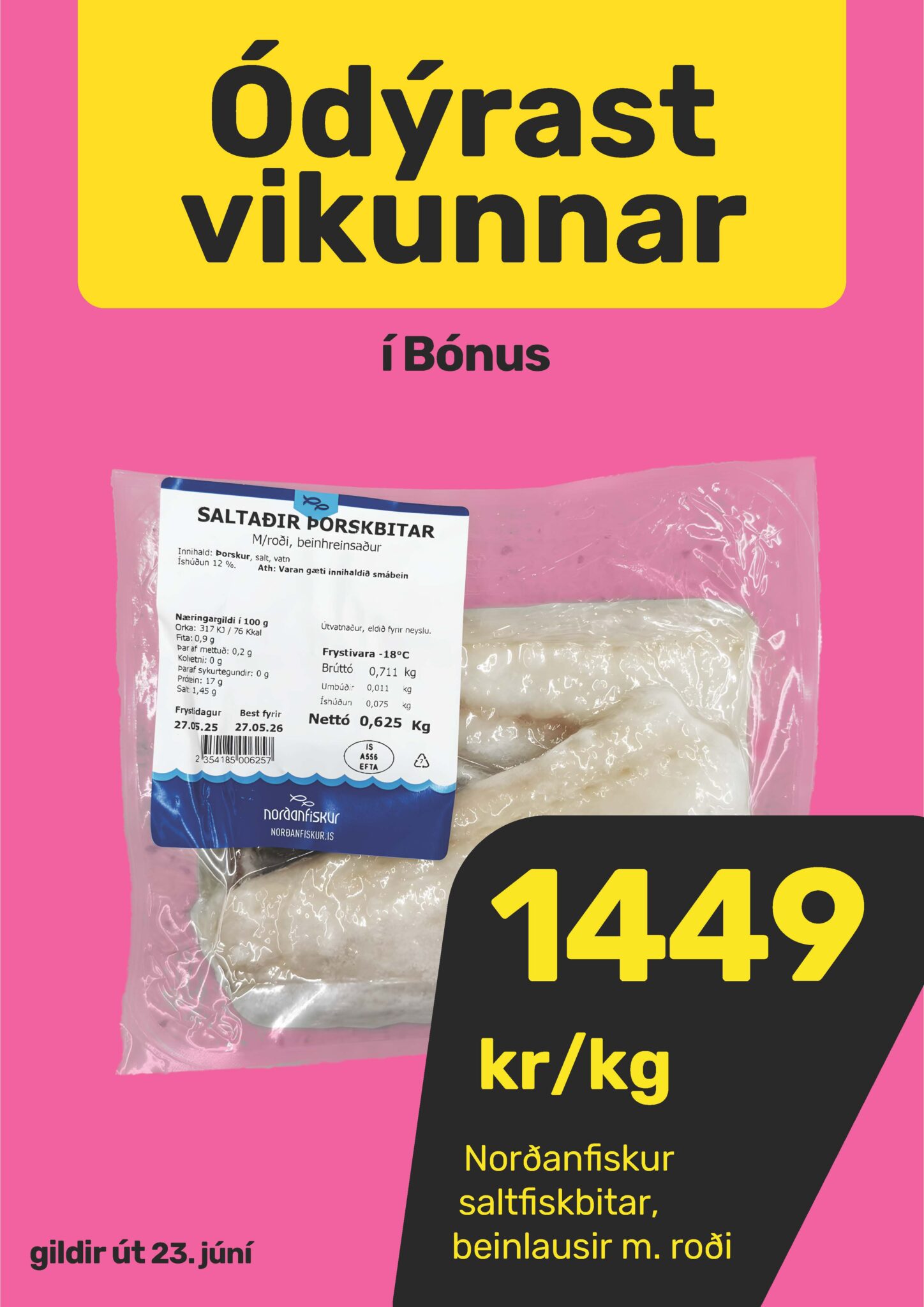 Ódýrast vikunnar í Bónus | Bónus